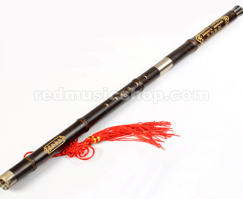 Quality Purple Bamboo Bawu Flute - Red Music Shop