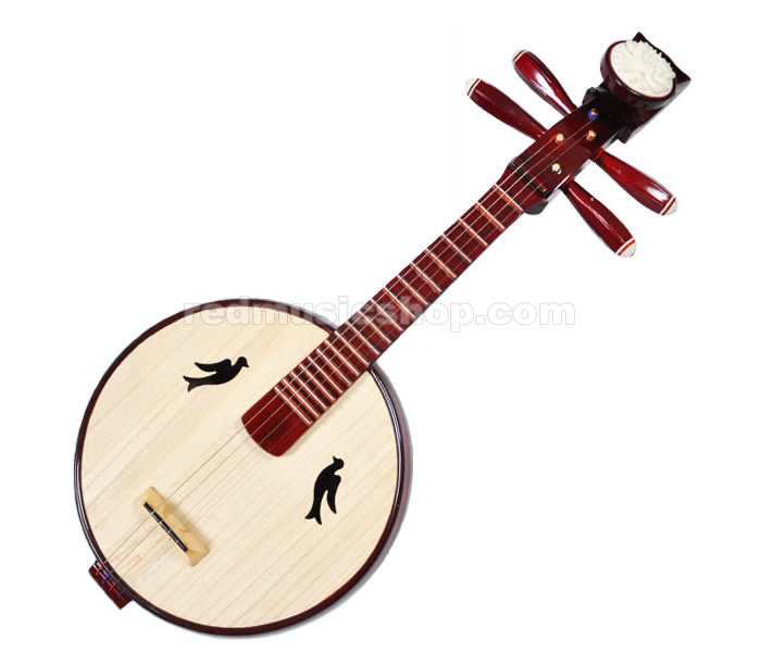 Quality Hardwood Xiao(Small) Ruan, Chinese Xiao Ruan lute - Red Music Shop